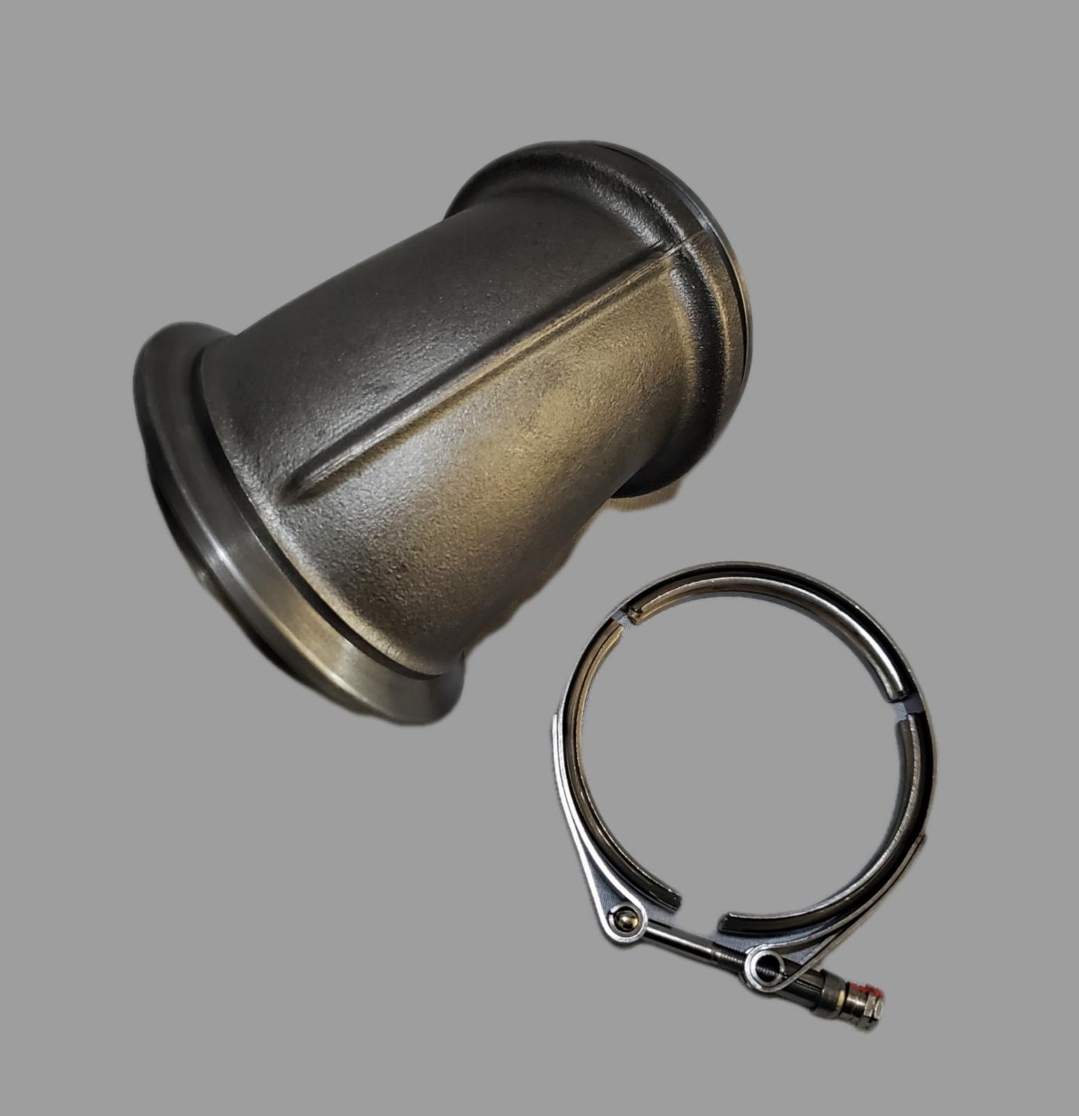 Turbo Exhaust Outlet Elbow W/Clamp for 07.5 - Up Dodge Cummins 6.7L ...
